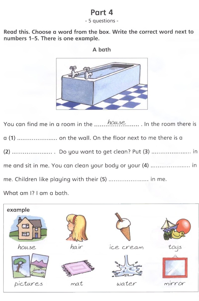 YLE Tests Starters – Test 03 - Tự học tiếng Anh!